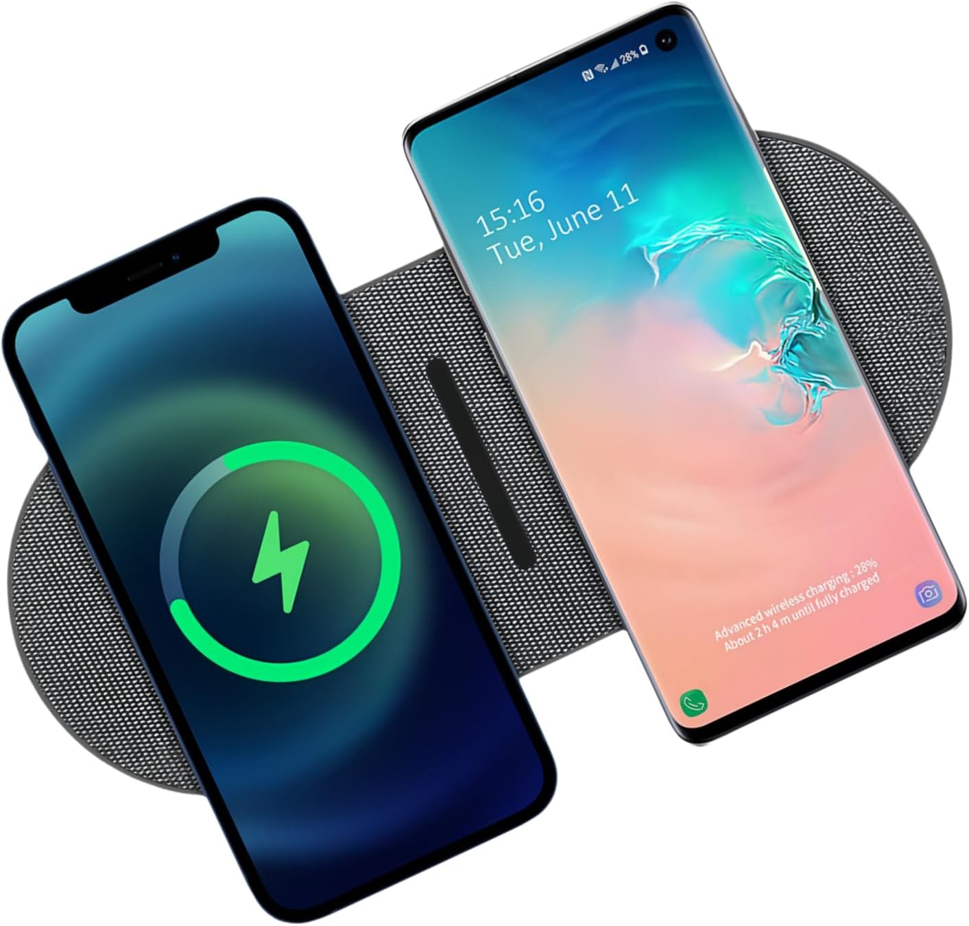 Dual Wireless Charger for Multiple Devices, Double 20W Fast Wireless ...