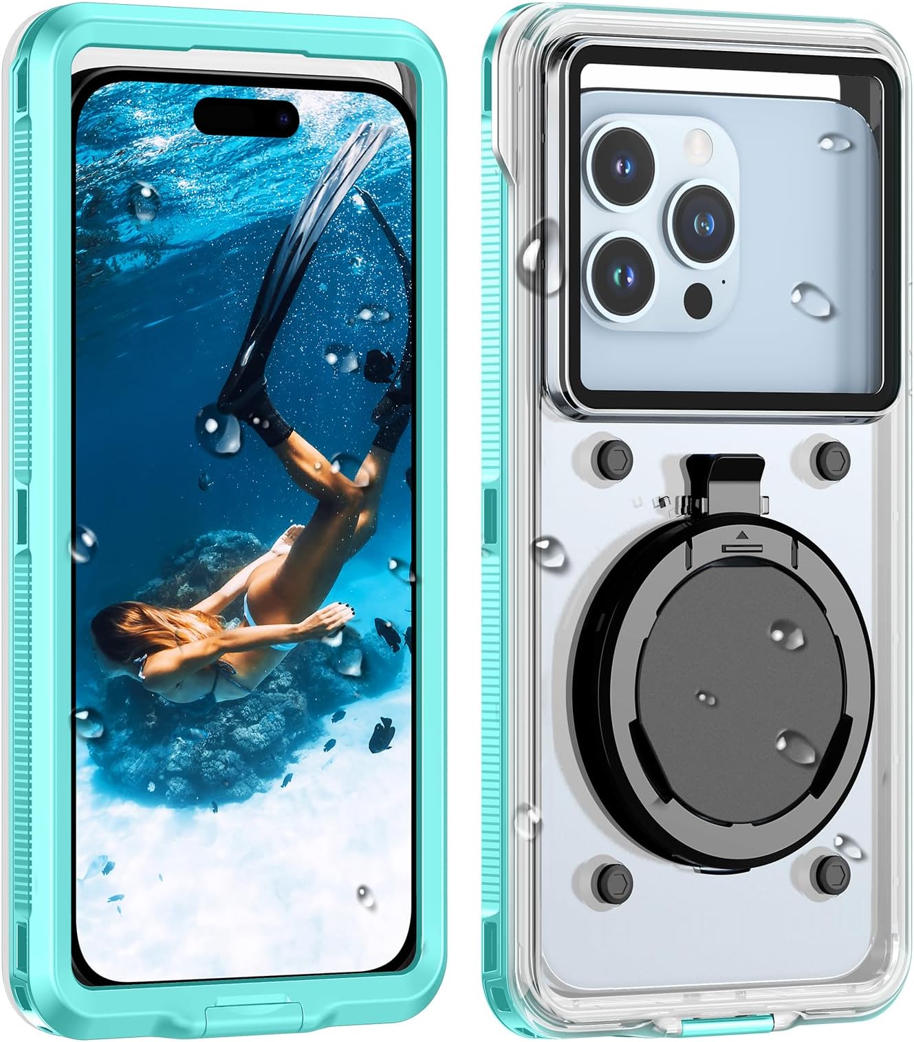 Lanhiem Universal Waterproof Phone Case for Diving Snorkeling Surfing ...