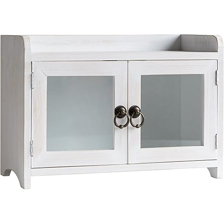 Amazon.com: COLLECTIVE HOME - 2 Tiered Storage Cabinet, Countertop ...