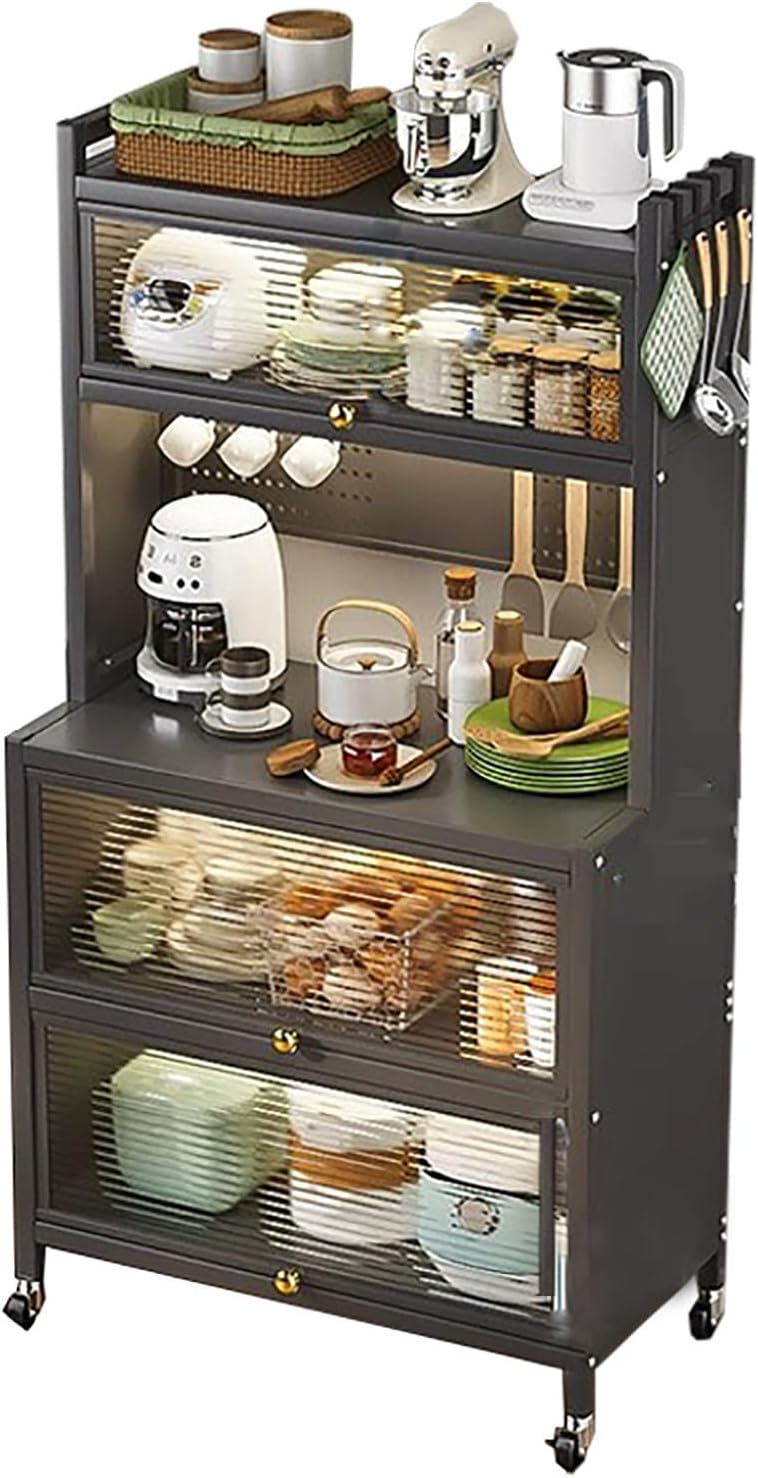 Amazon.com: JSLJDM 5-Tier Free Standing Kitchen Bakers Rack,Free ...