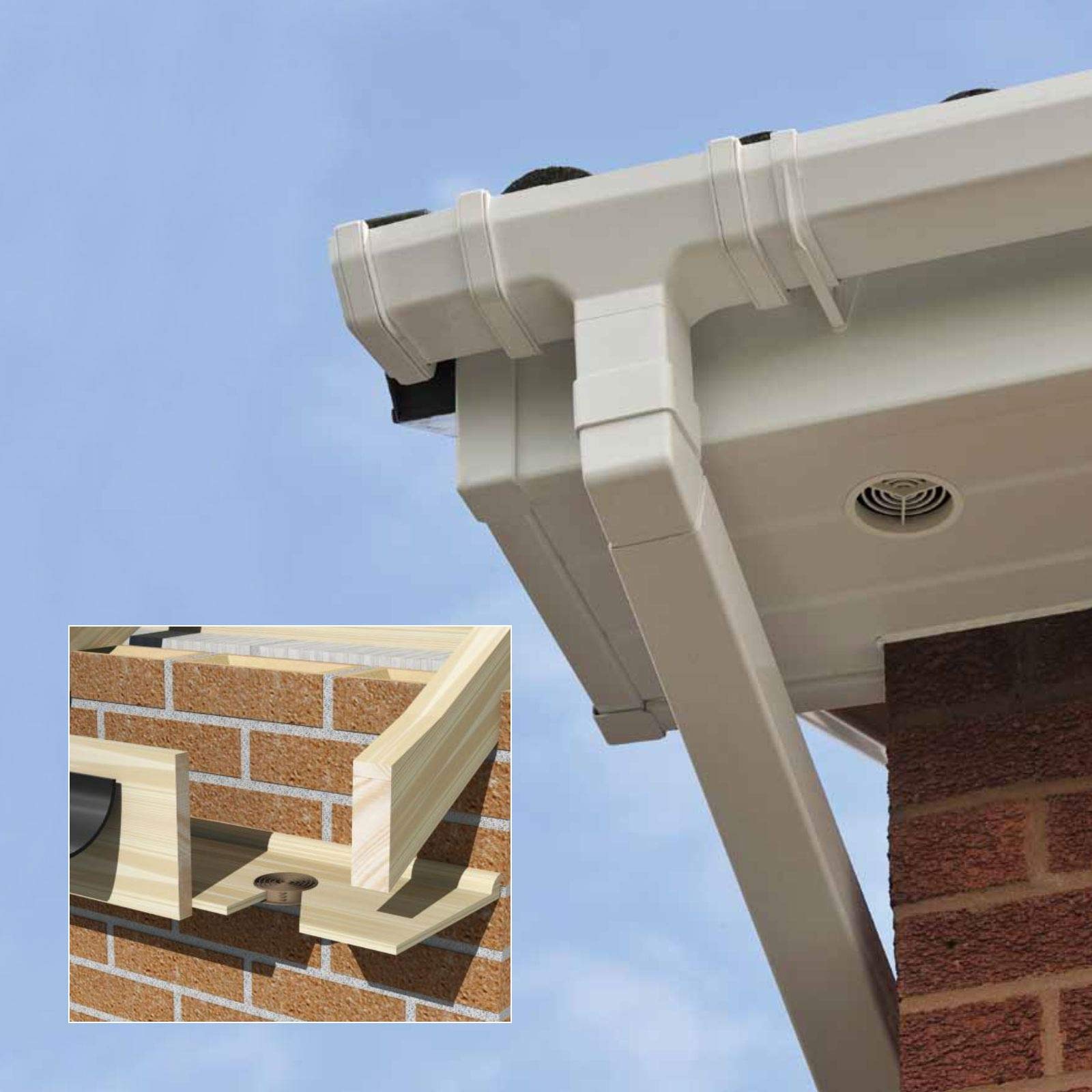 Plastic Soffit Unvented
