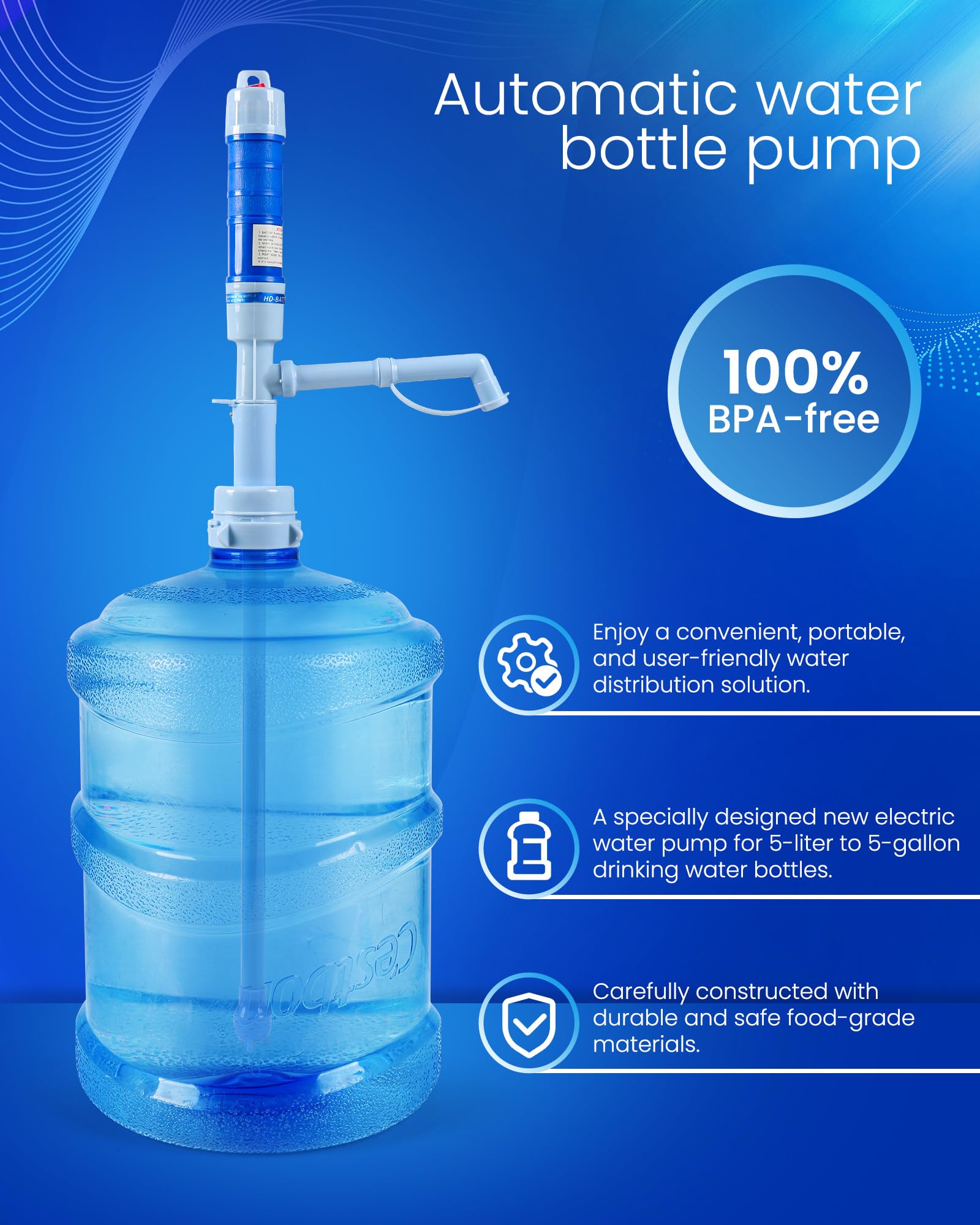 Snapklik.com : Portable 5 Gallon Power Water Pumps