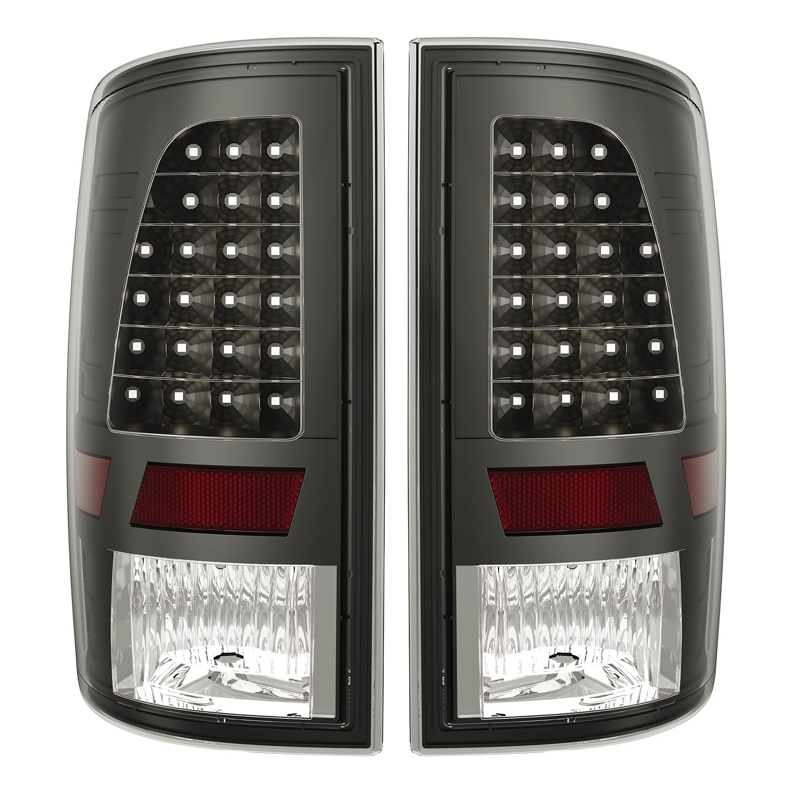 Amazon.com: HECASA Tail Lights Lamp LED Compatible with 2009-2018 Dodge ...