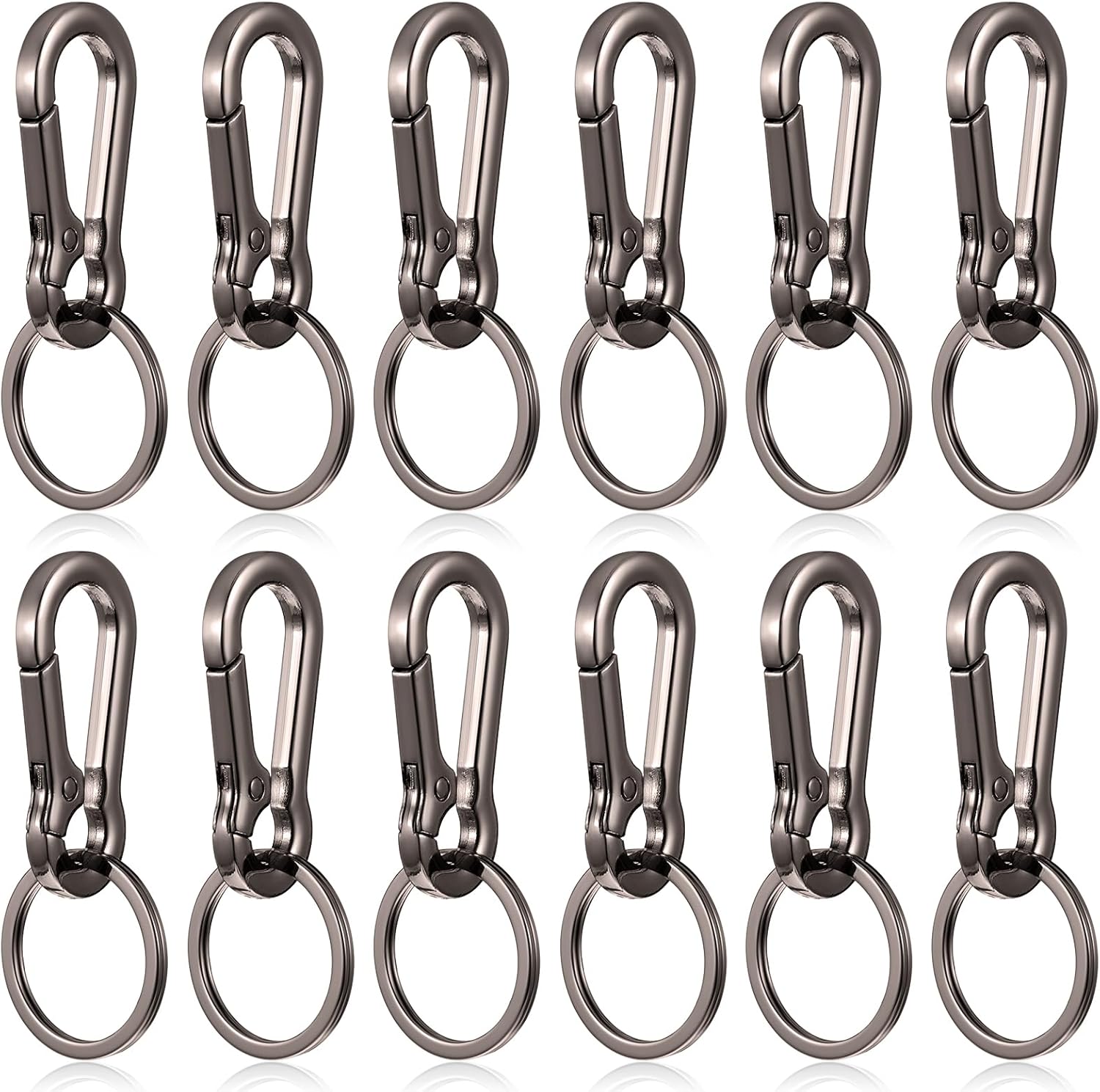 Amazon.com: cobee 12 Pcs Heavy Duty Metal Keychains, Zinc Alloy ...