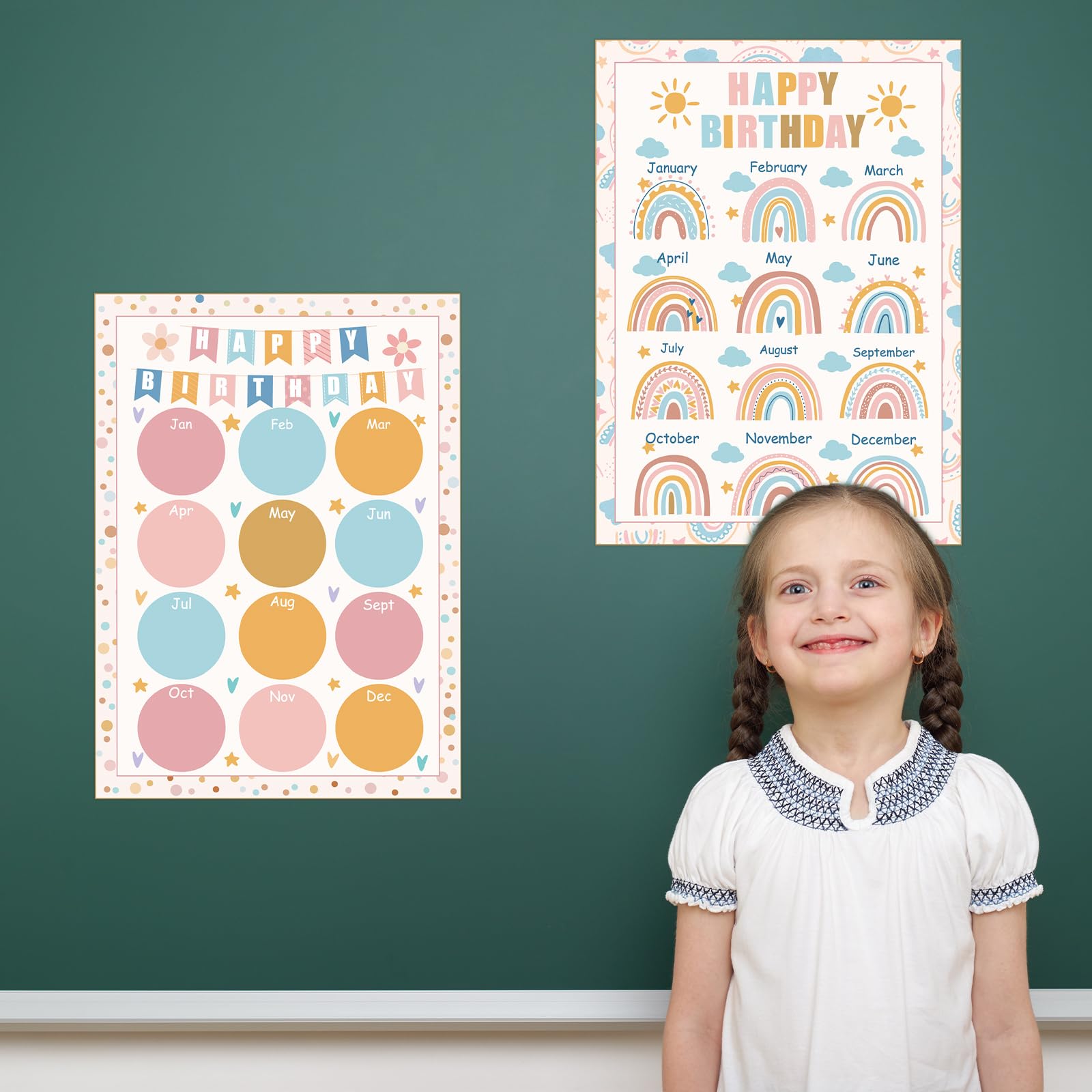 Teacher Classroom Decorations Happy Birthday Classroom Poster - Boho ...