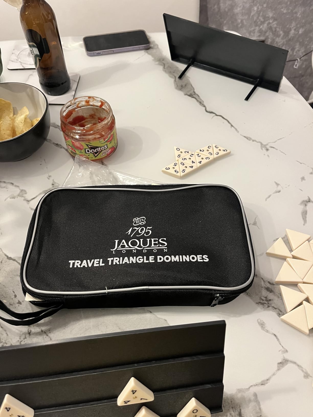 Jaques of London Triangle Dominoes Game | Perfect Traditional Family ...