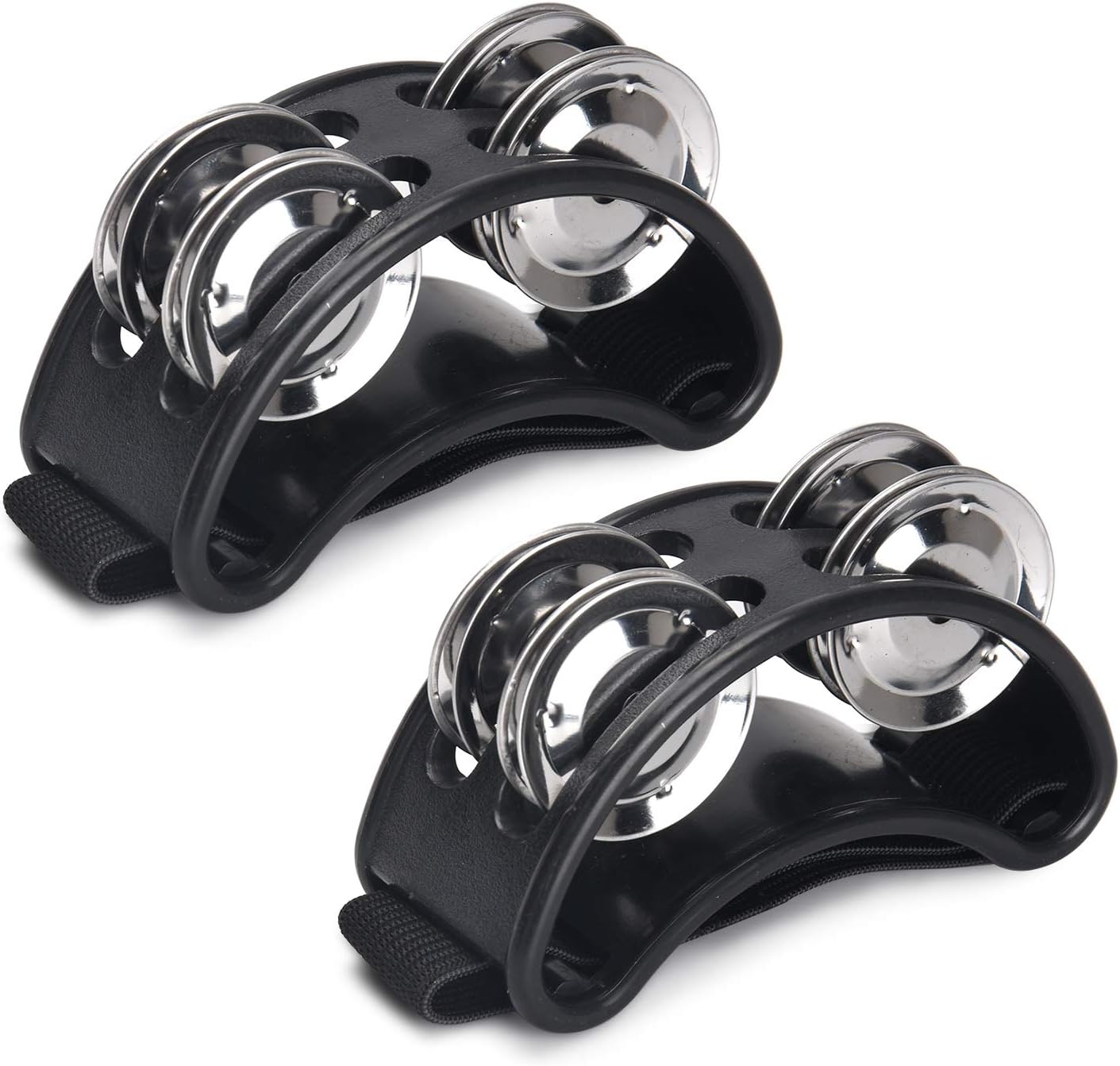 Amazon.com: Facmogu 2PCS Foot Tambourine Percussion, Musical Instrument ...