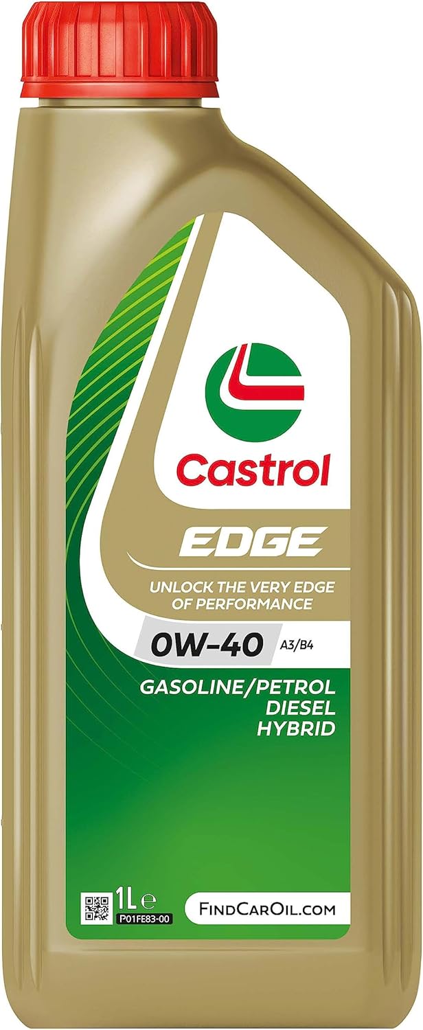 Castrol EDGE 0W-40 A3/B4 Engine Oil 1L : Amazon.co.uk: Automotive