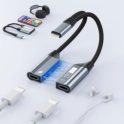 Amazon.com: Opluz iPhone Splitter for Charging and Headphone, Magnetic ...