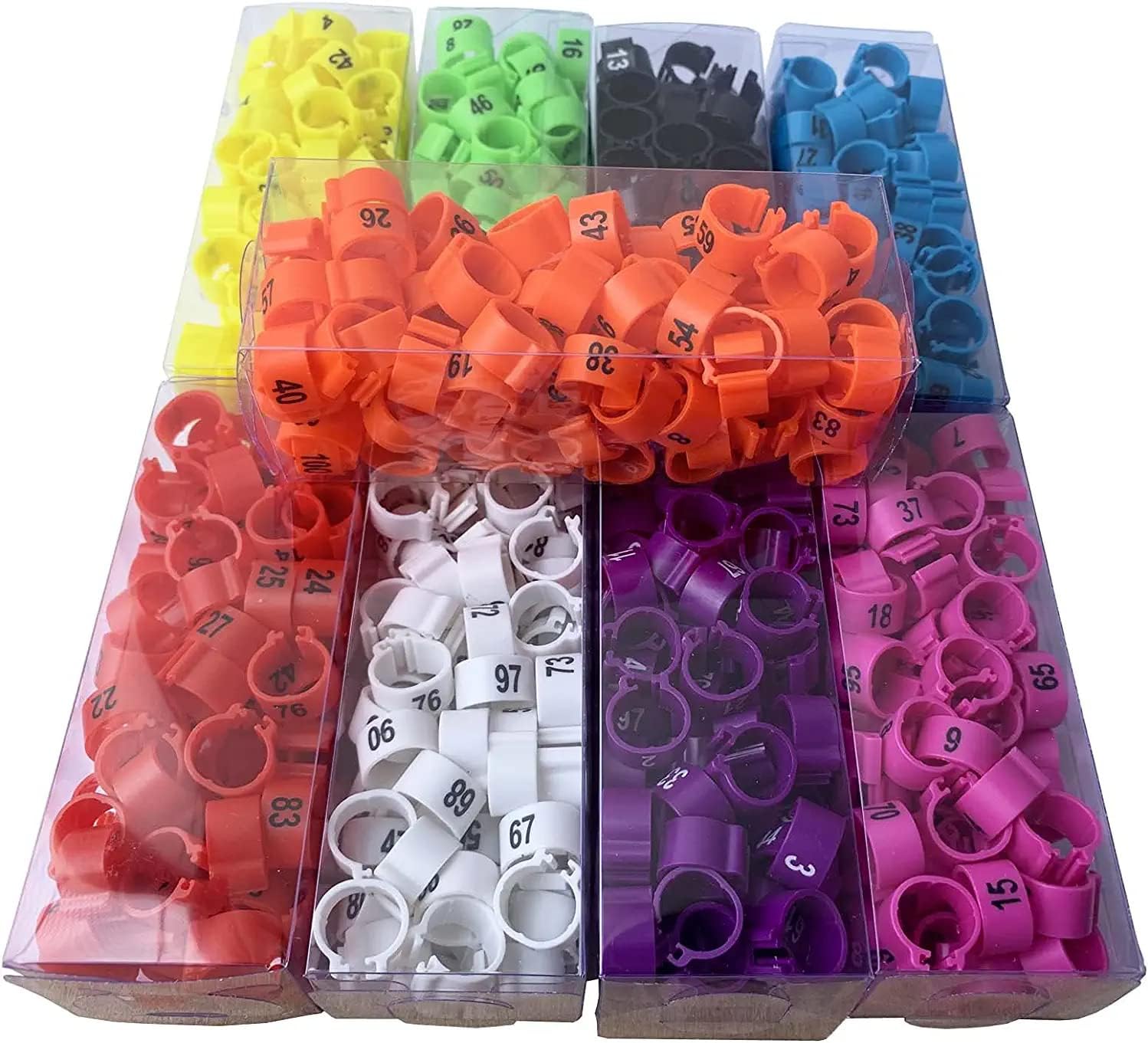 Amazon.com : SRRPSPIGEON Pigeon Clip Ring Pigeon Ring Pigeon Band Bird ...