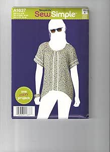 Amazon.com: Simplicity Pattern A1637Size 8-18 : Arts, Crafts & Sewing