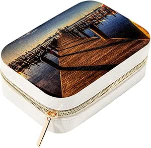 Amazon.com: Double Layer Portable Travel Mini Jewelry Case Display ...