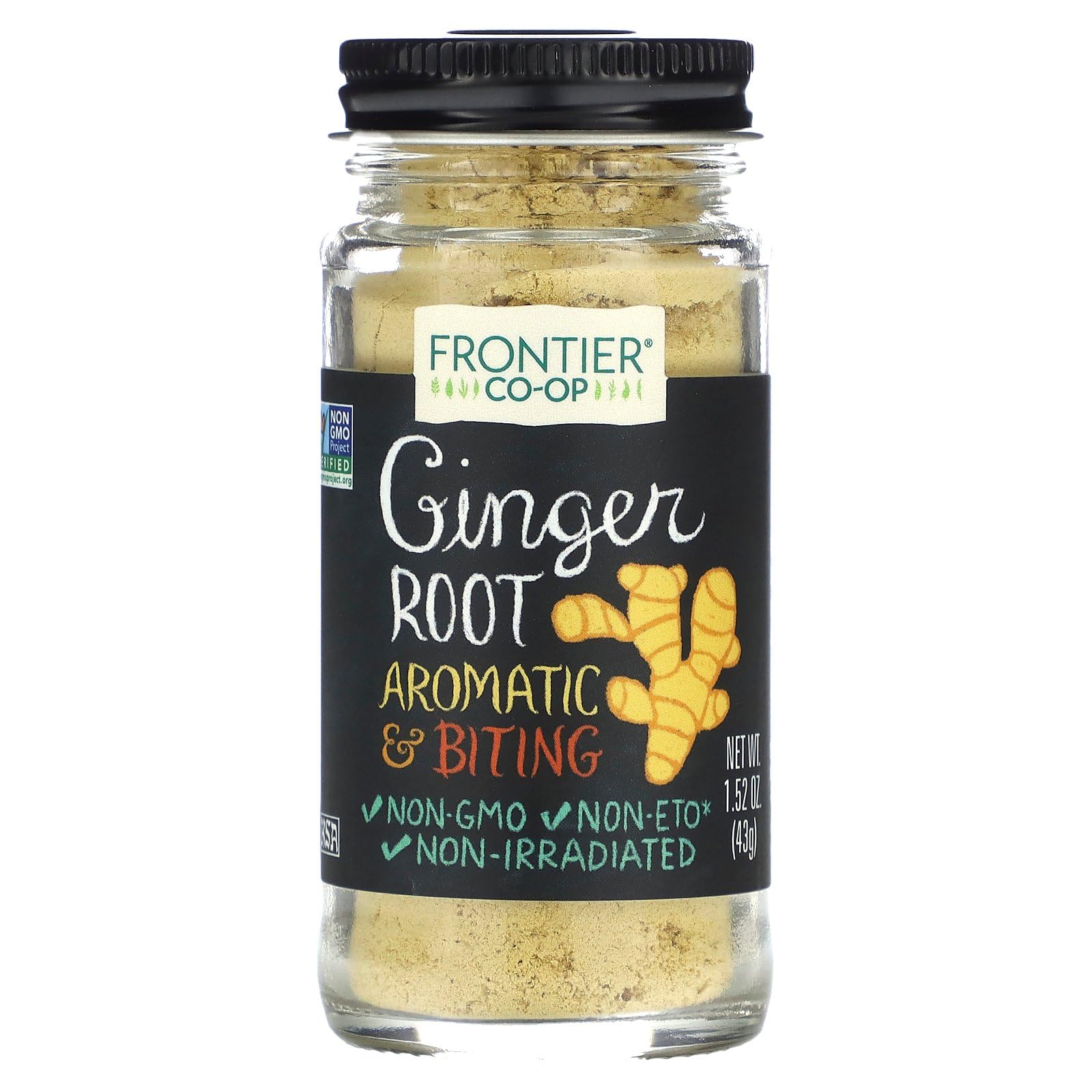 Amazon.com : Frontier Ginger Root Ground, 1.52-Ounce Bottle : Ground ...