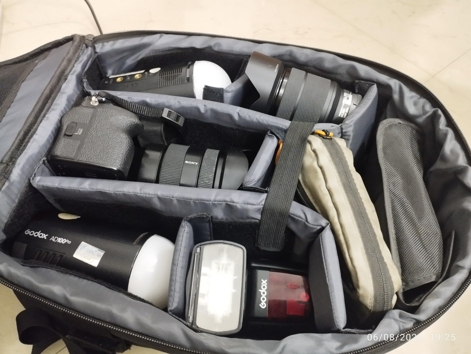 Buy Amazon Basics Waterproof Fabric DSLR Camera Backpack Lightweight ...