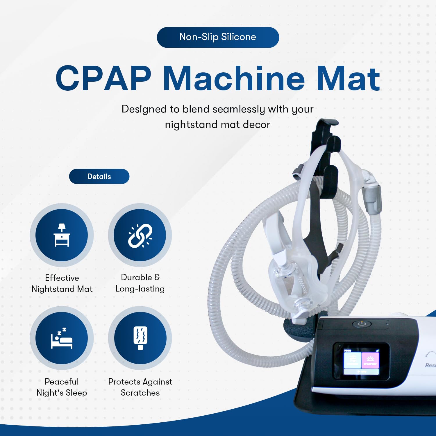 Snapklik.com : RawRock CPAP Essential Tubing Hose Hanger Mat