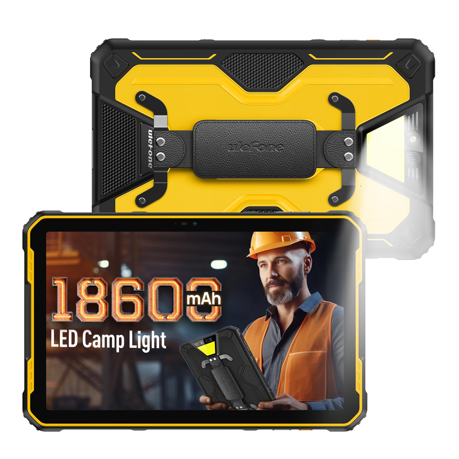 Amazon.com: Ulefone Armor Pad 2 Rugged Tablet, 18600mAh Battery(33W ...