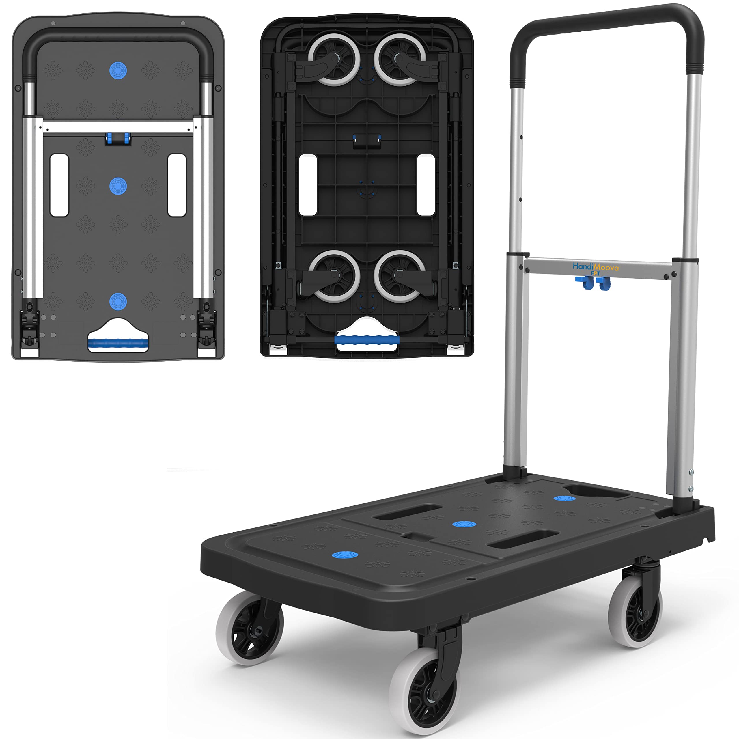 HandiMoova FPT Folding Platform Trolley Heavy Duty Compact Hand Truck ...