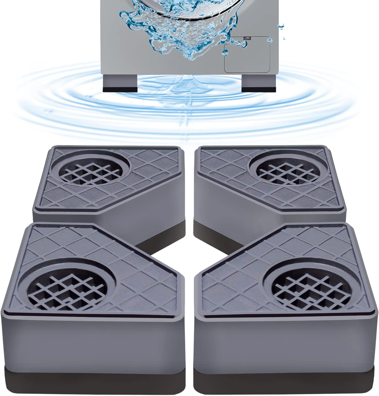 Amazon.com: Anti Vibration Pads for Washing Machine - 4pc - Prevent ...