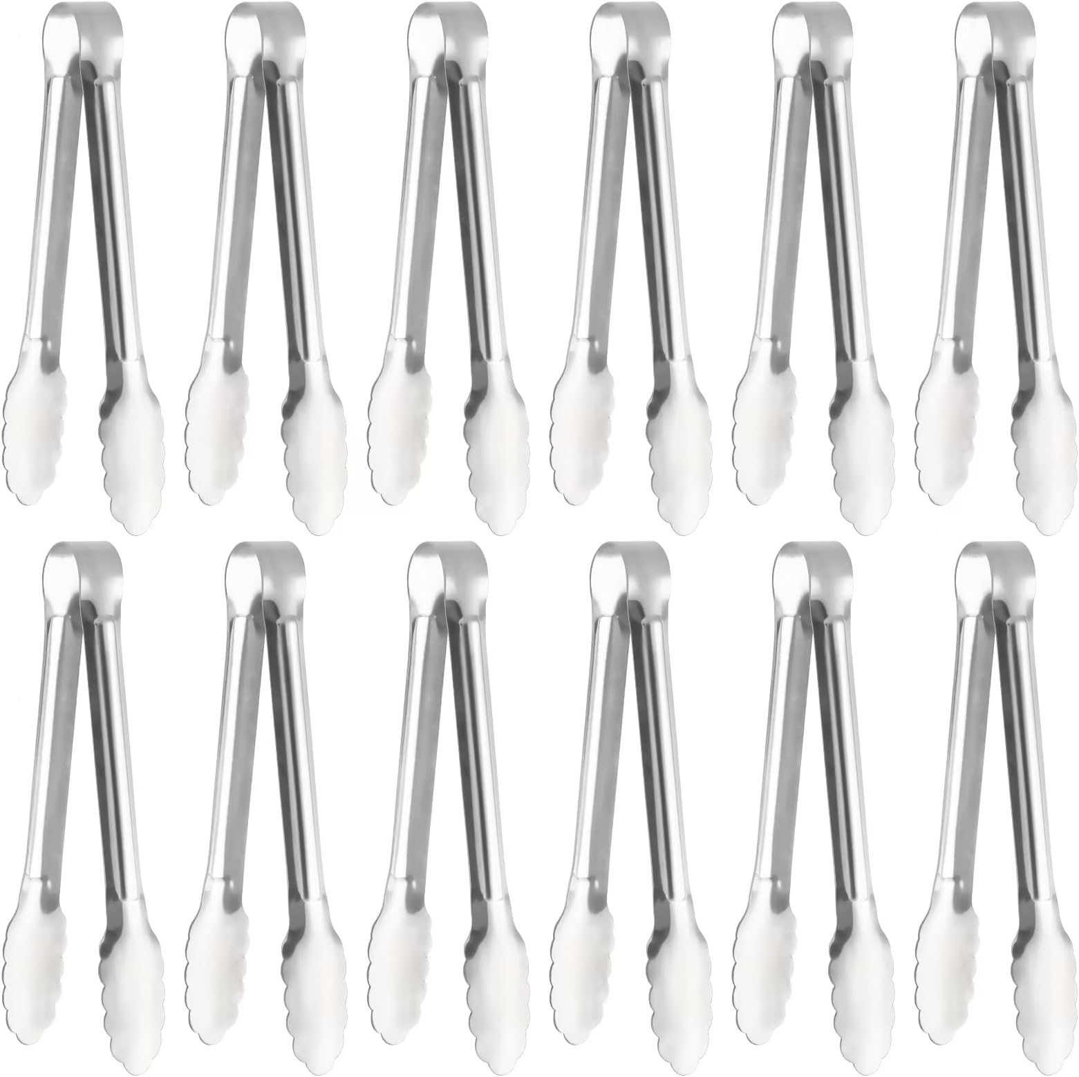 Amazon.com: Dakorn Set of 2 Mini Wooden Tongs - Small Kitchen Tongs for ...