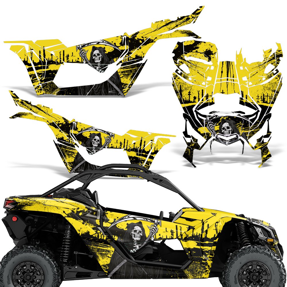 Amazon.com: Wholesale Decals UTV Graphics kit Sticker Decal Compatible ...