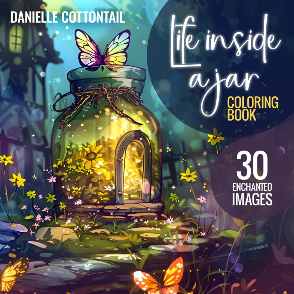 Amazon.com: Life Inside a Jar Coloring Book: Unveiling the Miniature ...