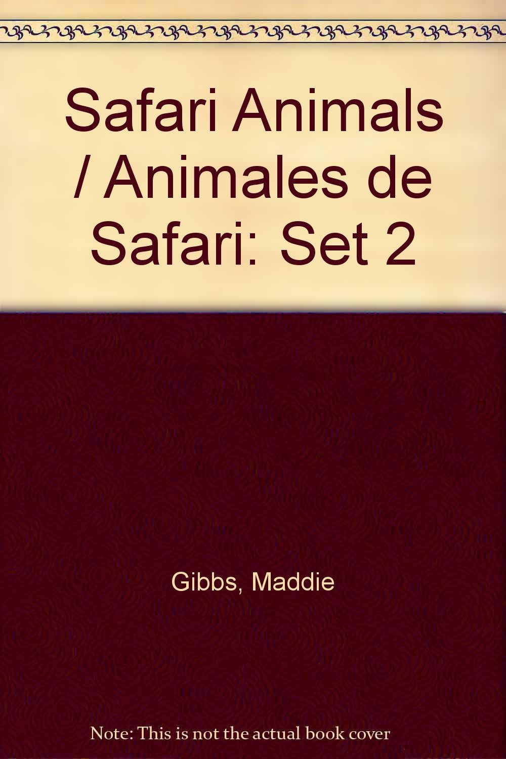 Safari Animals / Animales De Safari (2) (English and Spanish Edition ...