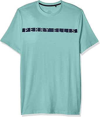 Perry Ellis 4DSK9071369 Playera Manga Corta para Hombre, Color Verde ...