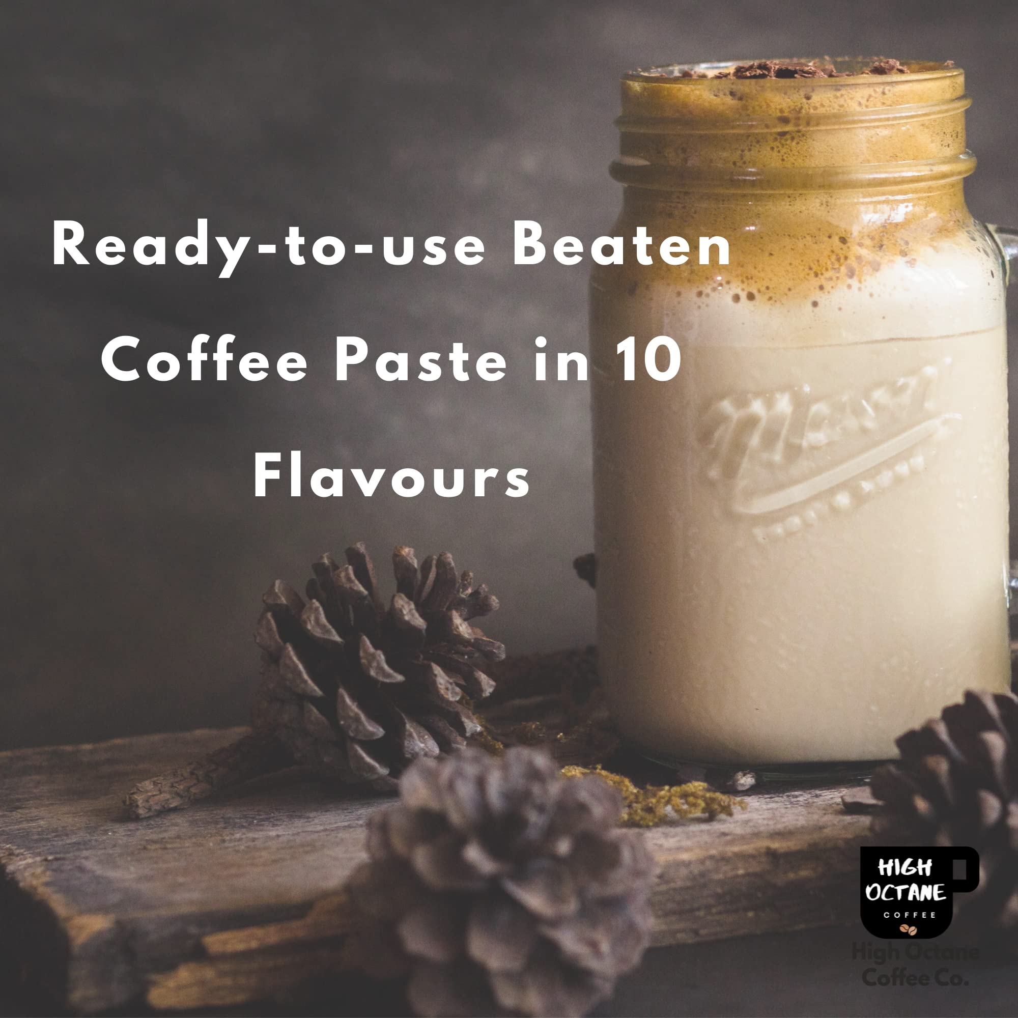 High Octane Beaten Caffe Instant Coffee Paste Sampler Set 10x30g ...