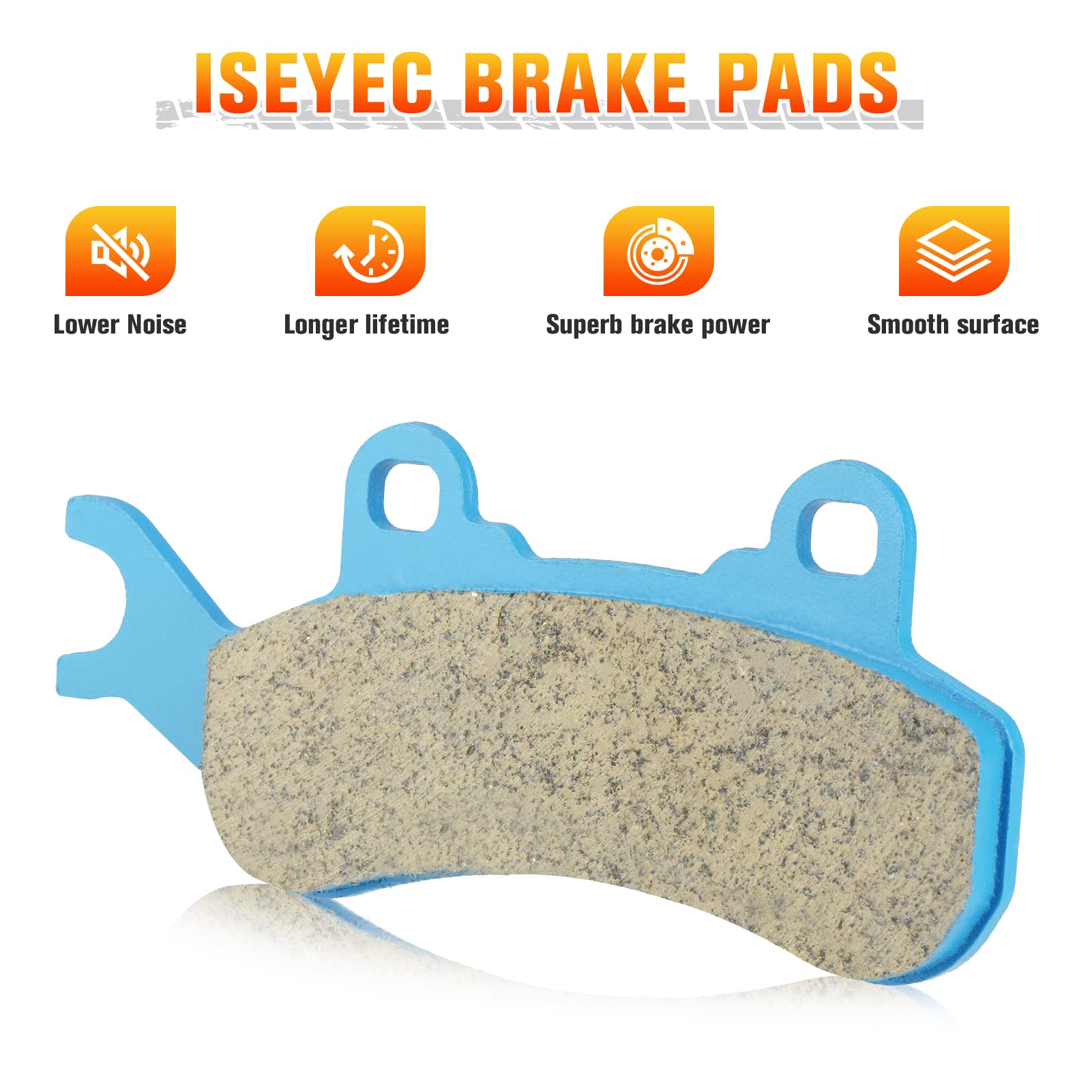 Off-road Vehicle Brakes Front & Rear Brake Pads For Can-Am Maverick X3 ...