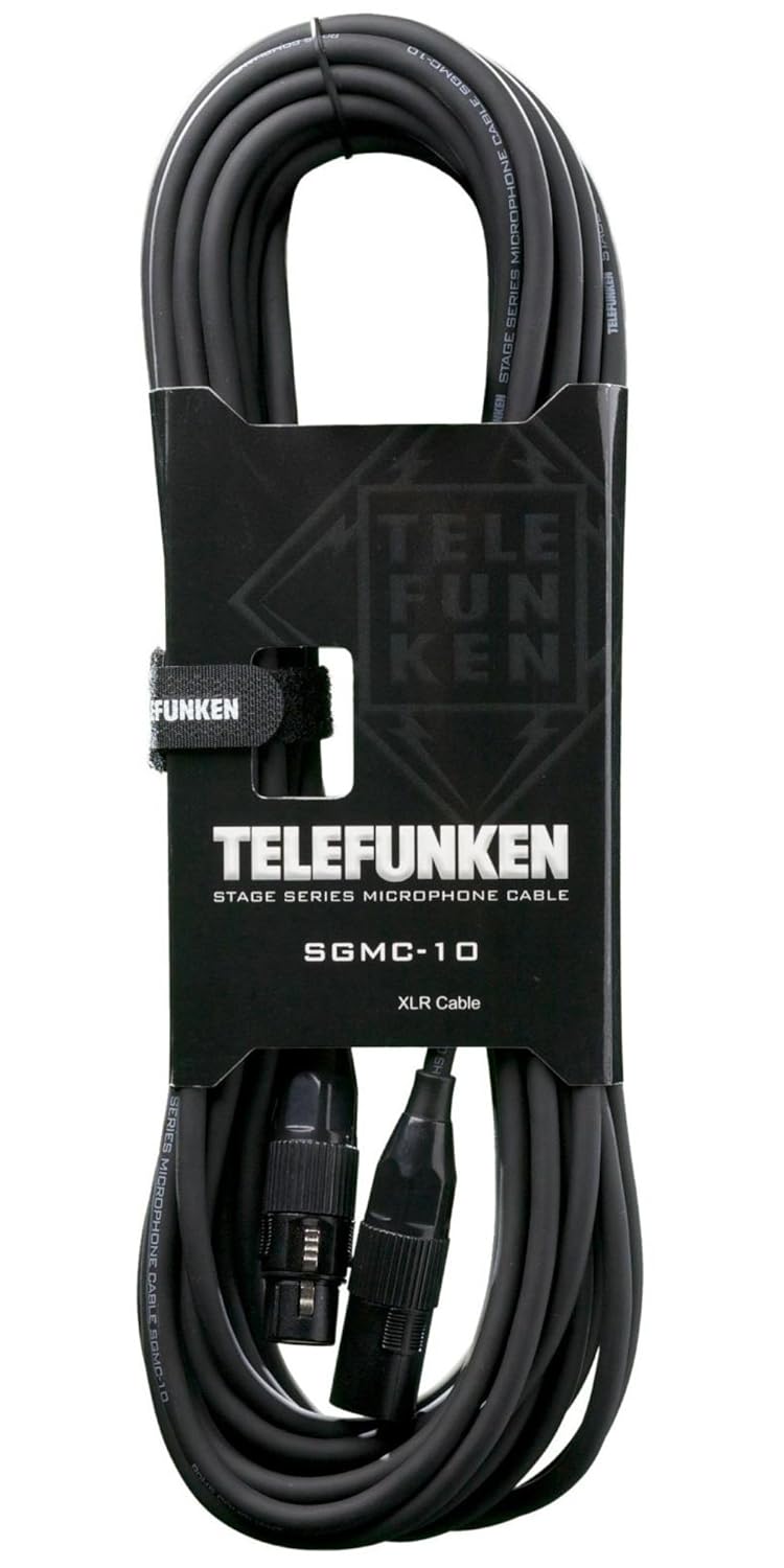 Telefunken SGMC-10 XLR Stage Series Microphone Cable - 32.8 foot ...