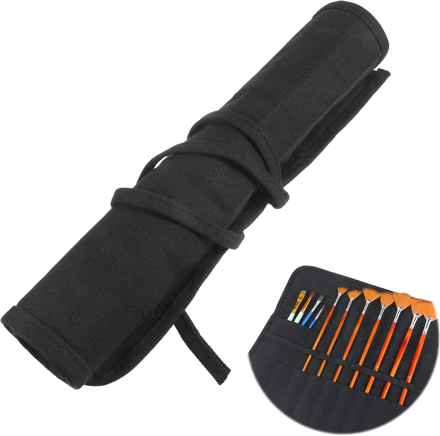 Amazon.com: QfwdfcTrenz 30 Slots Paint Brush Case Storage for Acrylic ...