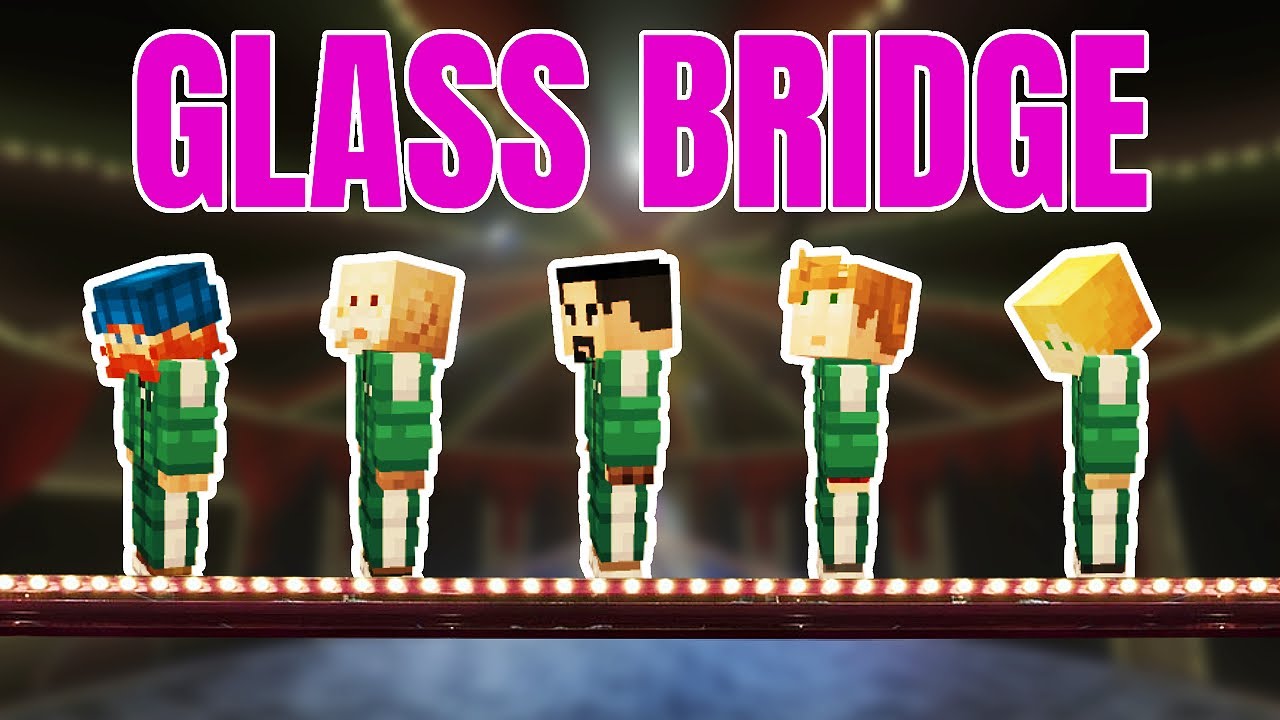 Blocky People Glass Bridge Challenge 3D Games -Jump and Fall Challenge ...