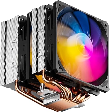 upHere gaming ARGB High Performance CPU Air Cooler, 6 Heat Pipes CPU ...