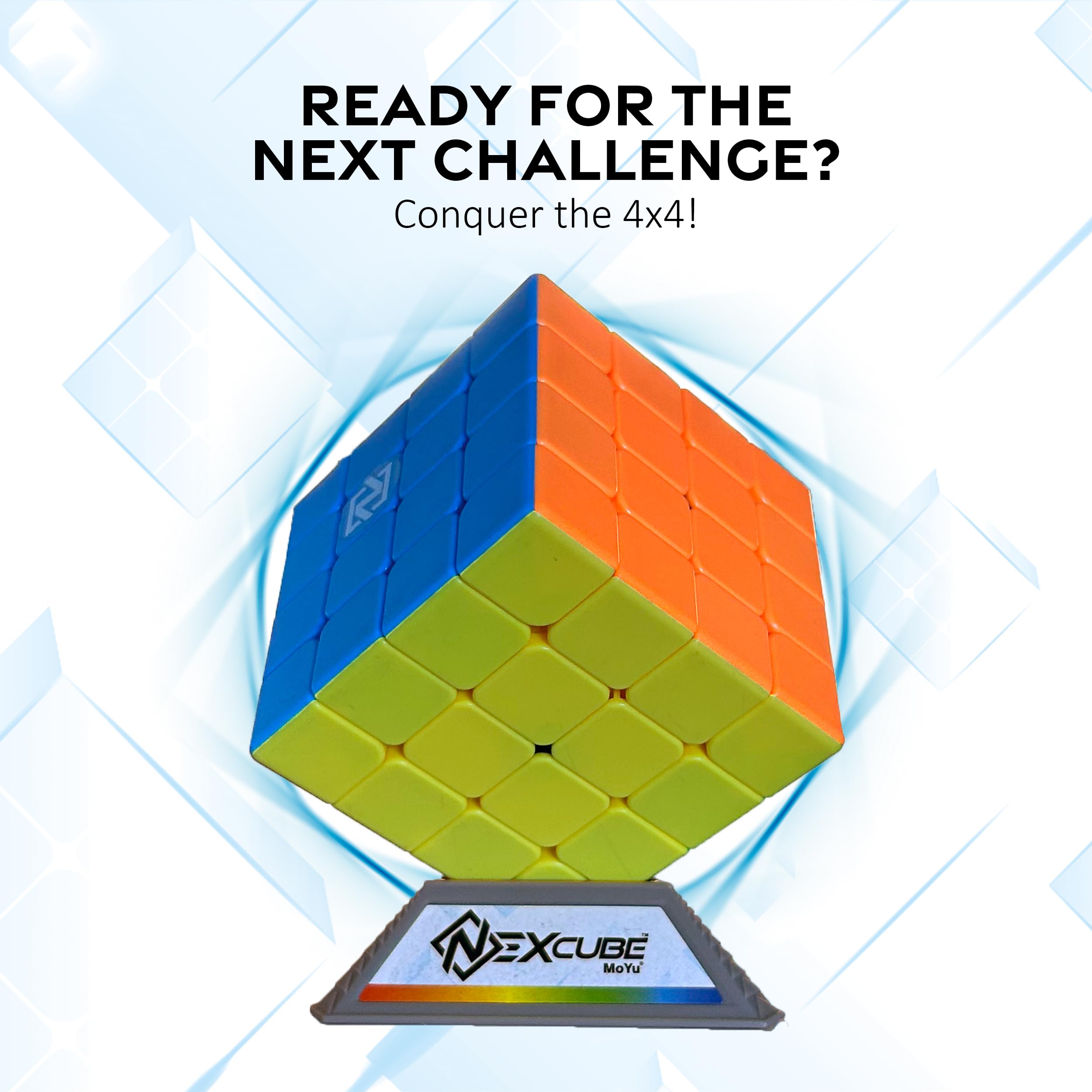 Snapklik.com : NEXcube 4x4 Classic - Stickerless Speed Cube - Super ...