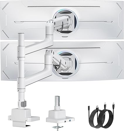 Amazon.com: monTEK 17-57 Inch Dual Ultrawide Monitor Arm for Up to 59 ...