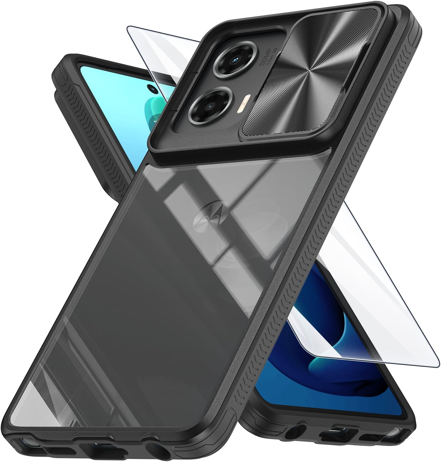Amazon.com: NULETO for Moto G Stylus 5G 2024 Case with Slid Camera ...