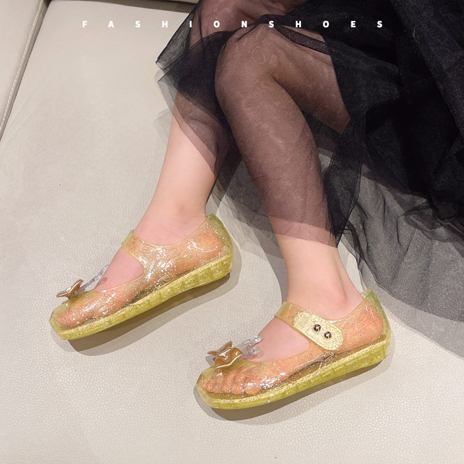 Snapklik.com : OMGard Jelly Shoes For Girls Princess Dress Up Flat ...
