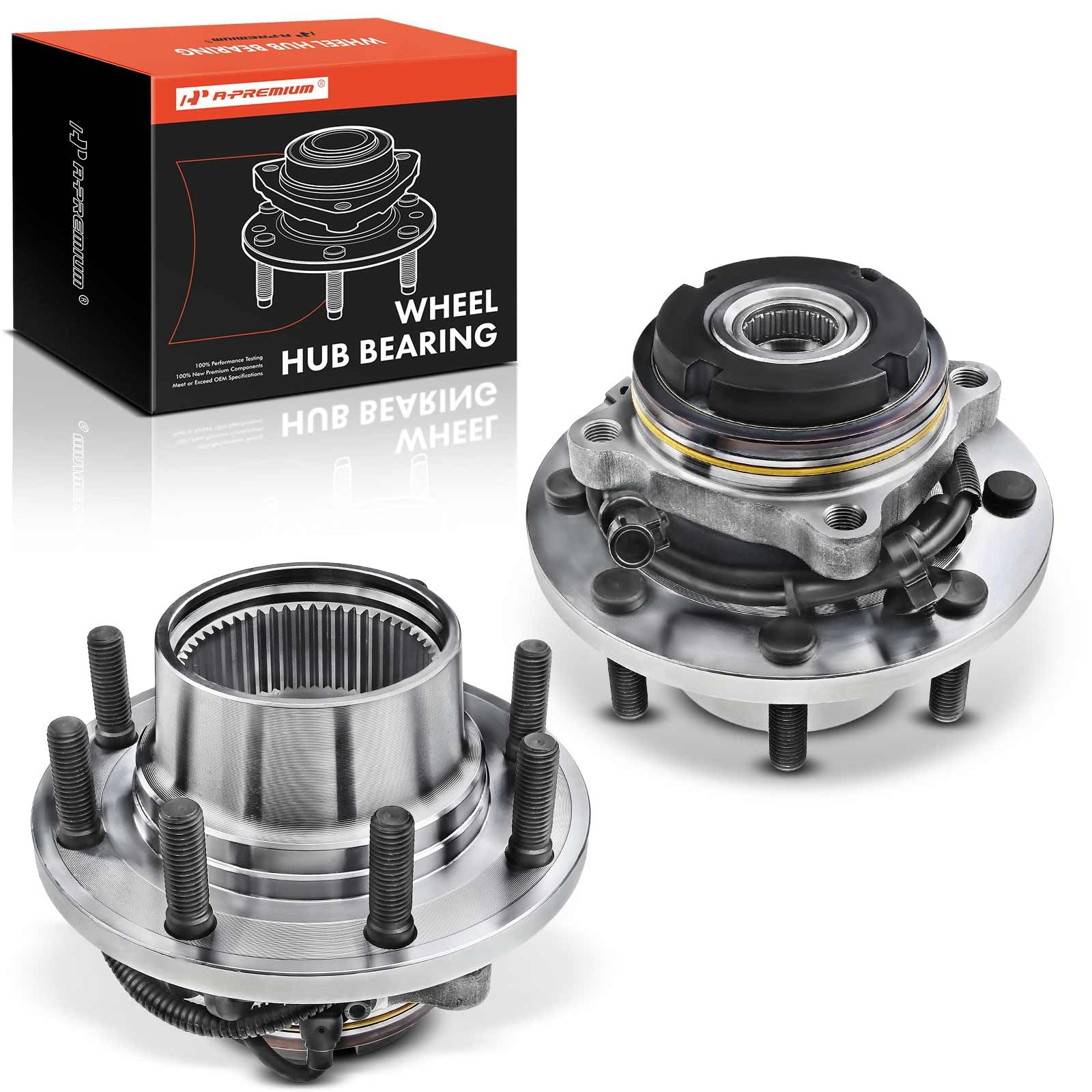 Pads Cheap Front Disc Brake Rotor & Pad + Hub Bearing For Ford F-250 ...