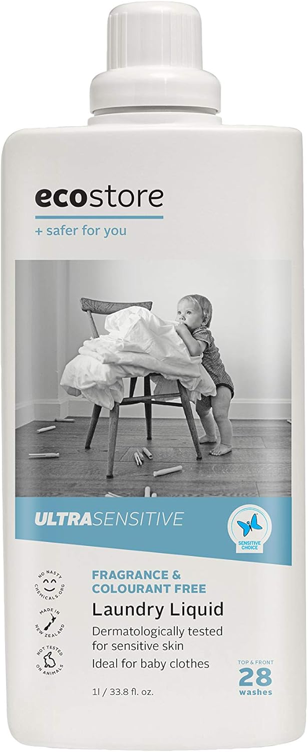 Amazon.com: ecostore Laundry Liquid (unscented) 1L Liquid Detergent for Washing : Health & Household