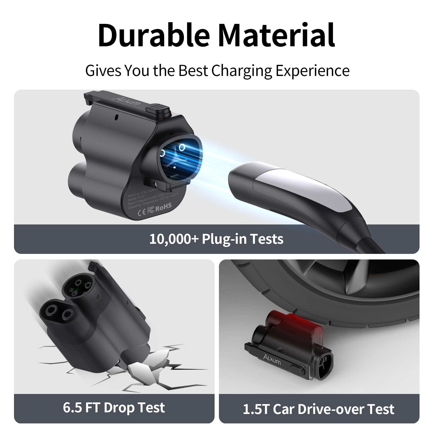 Snapklik.com : Alxum Tesla Supercharger To CCS1 Adapter - 250Kw 1000V ...