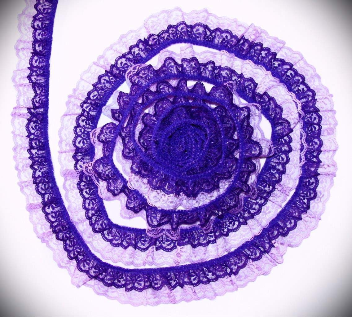 Purple Fabric Trim