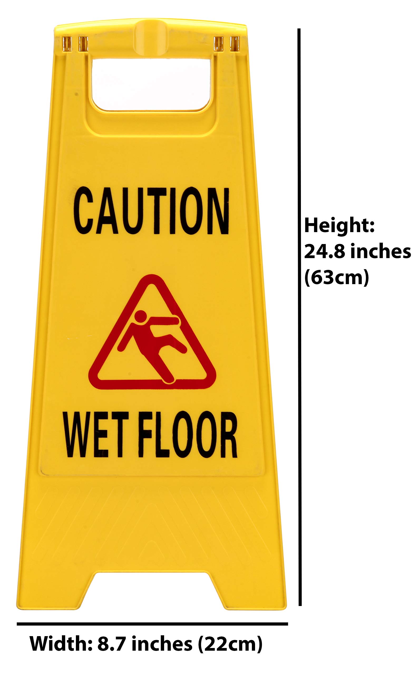 Snapklik.com : Caution Wet Floor Sign (2-Pack) A-Frame Warning Sign, 24 ...