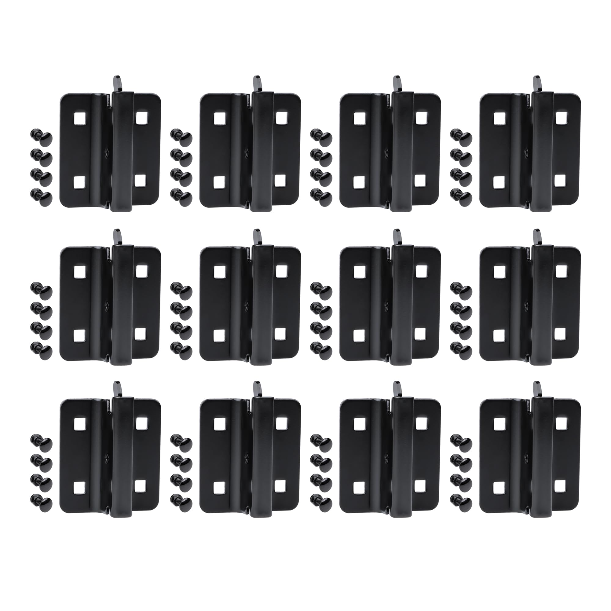 Amazon.com: AUTOSwpozo 12 Pack E-Track Connector, Bolt-on Steel Cargo ...