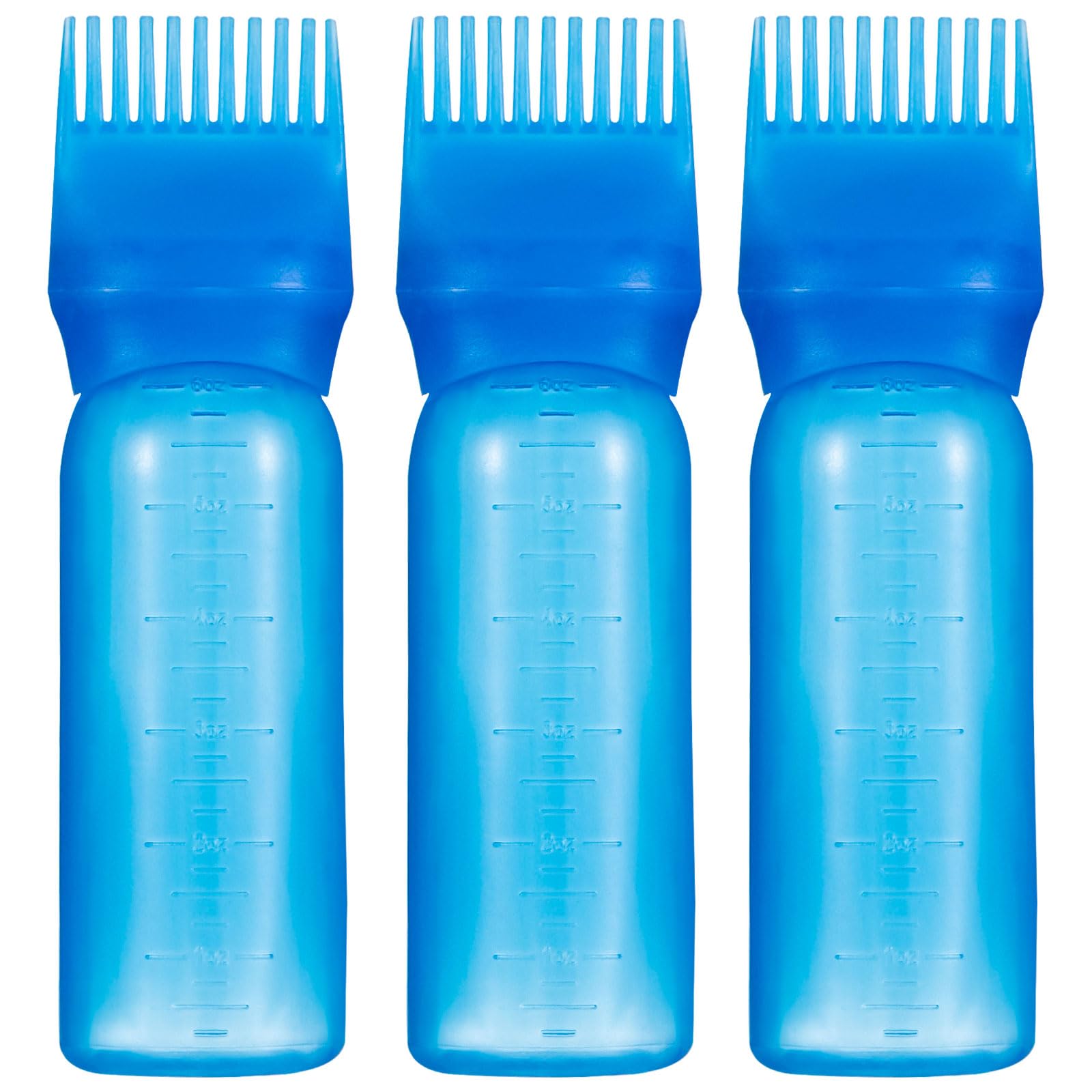 Amazon.com: ZUFUGHJK Hair Dye Root Comb Applicator Bottle, 3 Pack 6 ...