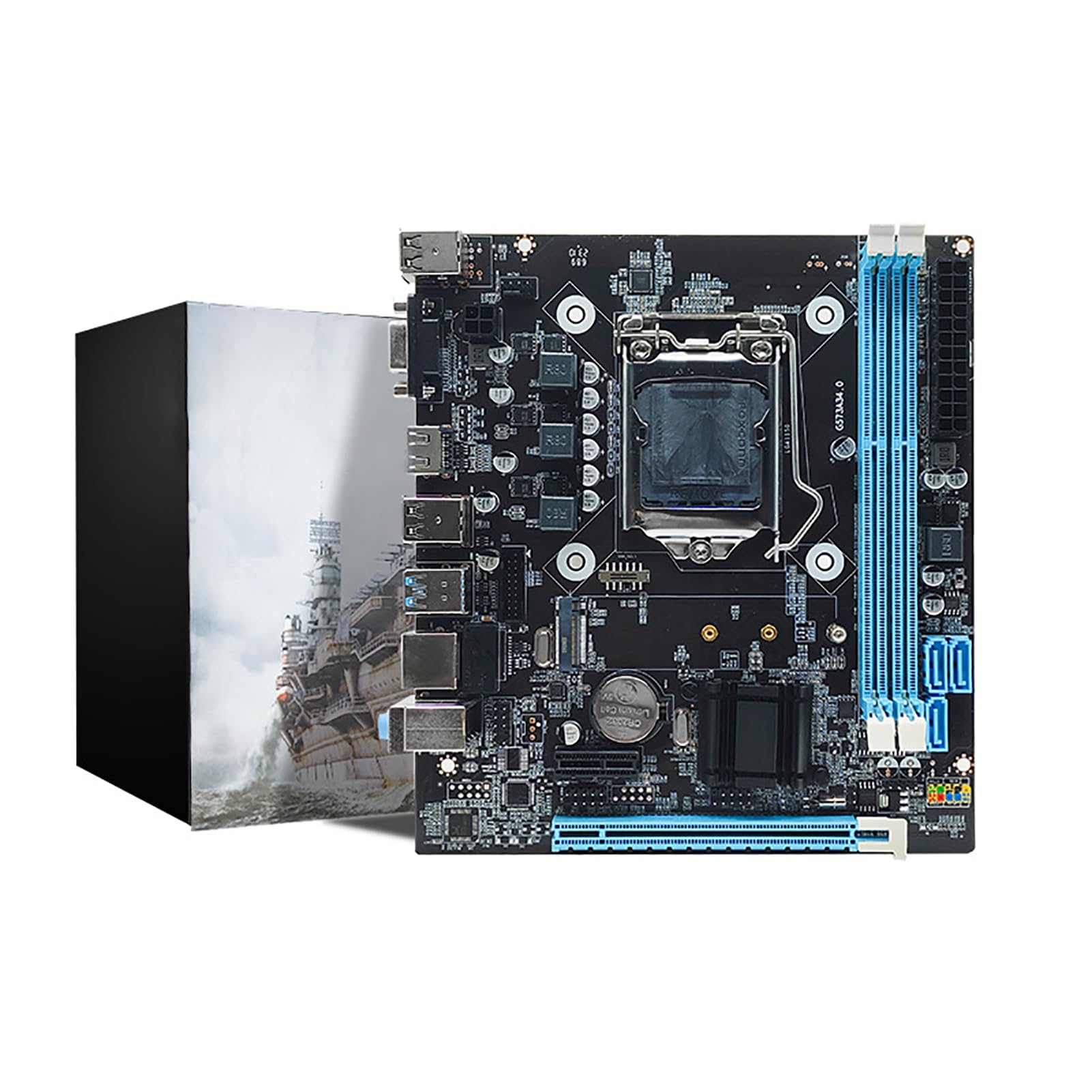 Composant PC Gaming Carte Mère Elprico H81 LGA 1150 - DDR3 M.2 NVMe ...