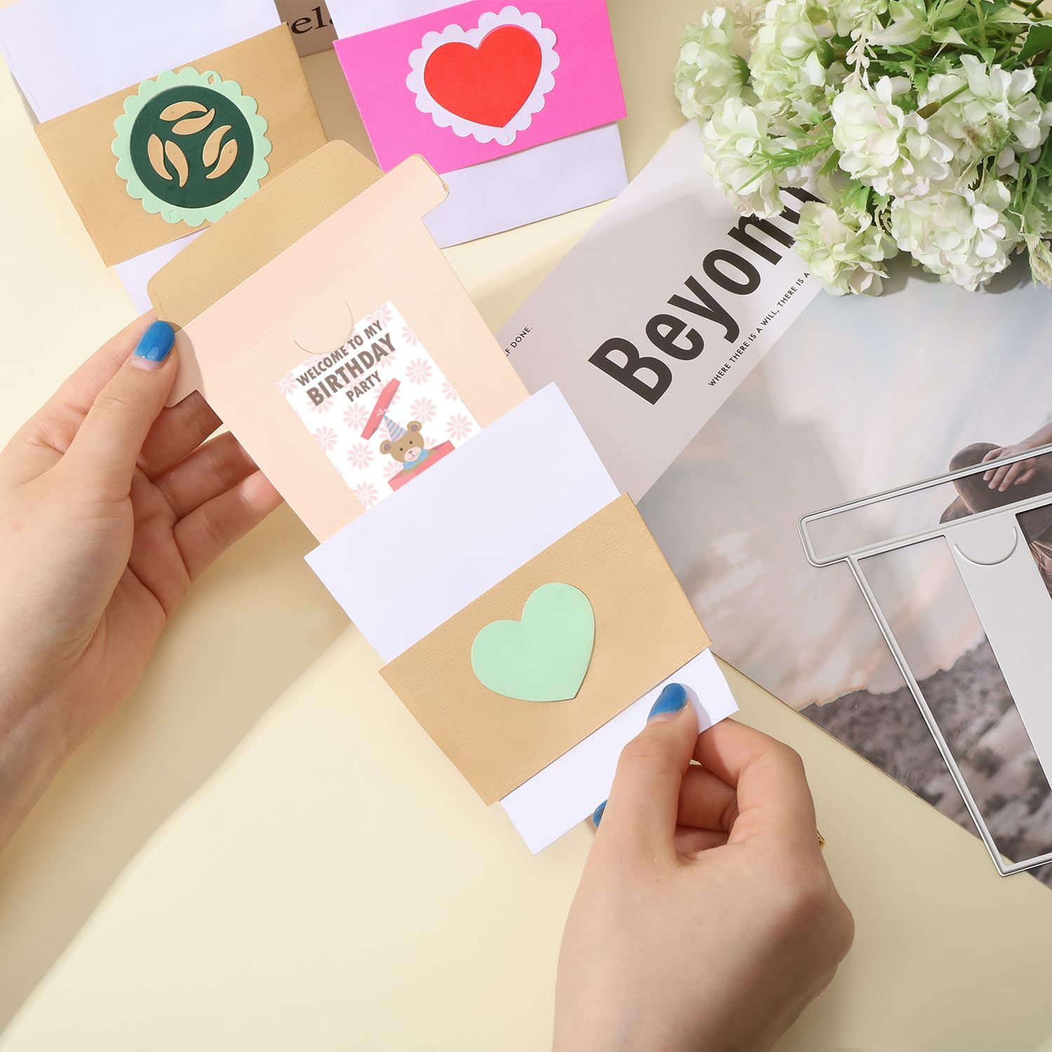 Snapklik.com : Coffee Cup Gift Card Holder Cutting Dies For Card Making ...