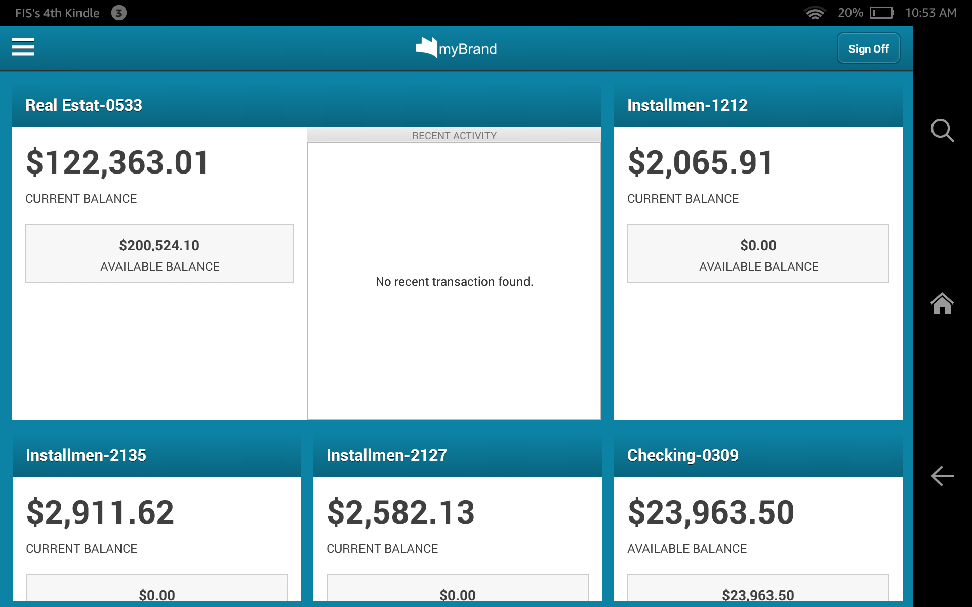 myBrand Bank OLB - App on Amazon Appstore