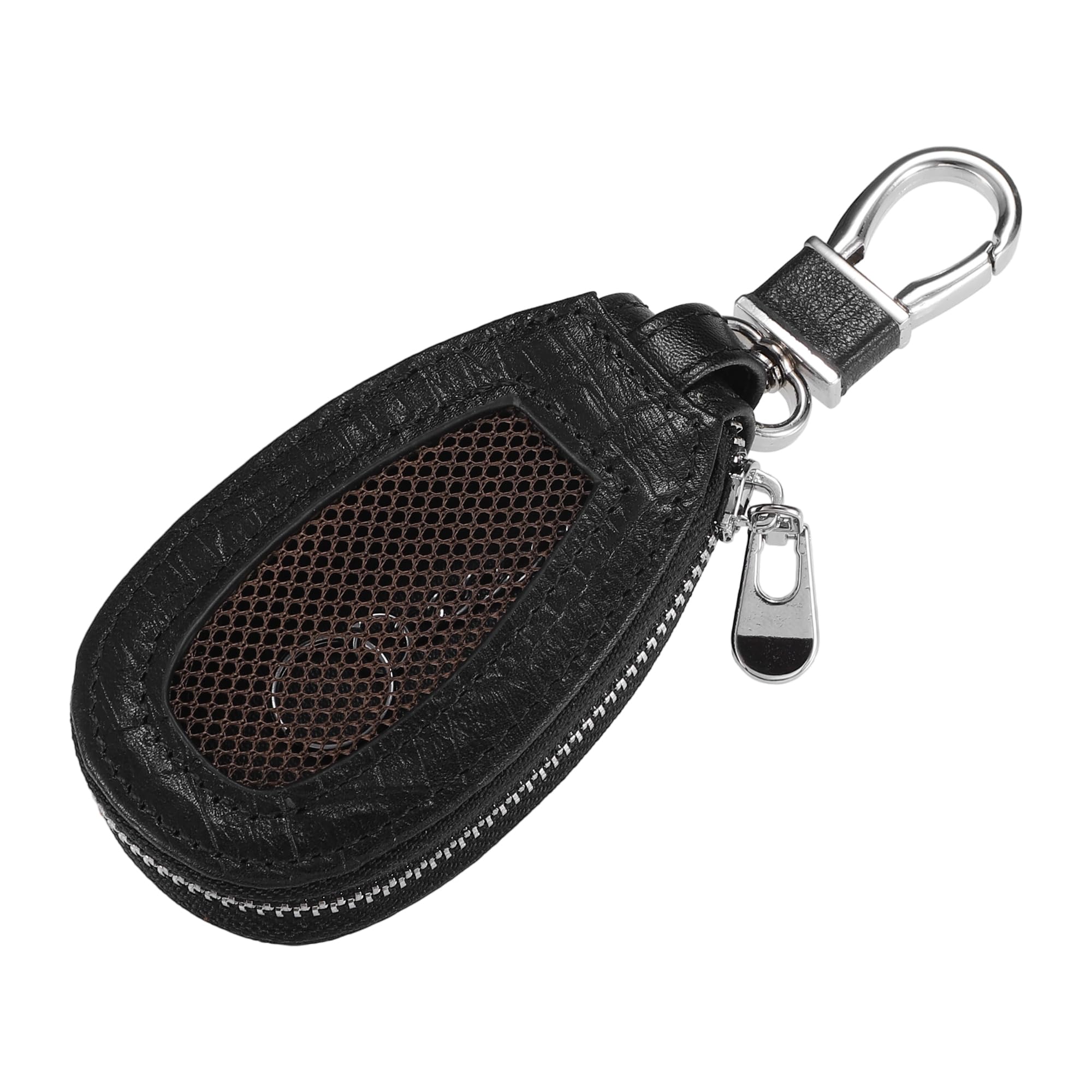 Amazon.com: uxcell Universal Car Key Fob Case Genuine Leather Car Key ...