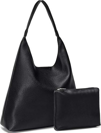 Amazon.com: Pelimoo Hobo Bags for Women, Soft Vegan Leather Shoulder ...