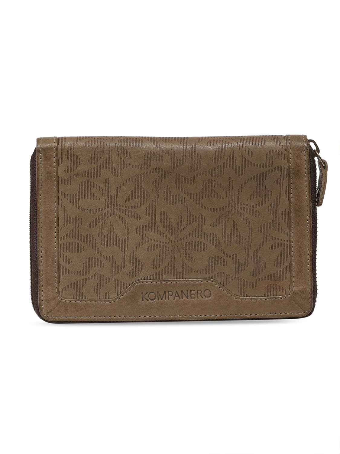 Buy Kompanero Olive Genuine Leather Womens Wallet at Amazon.in